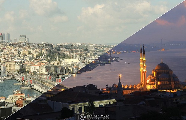 İstanbul'un Büyülü Güzelliğini Gece ve Gündüzü Birleştirerek ...