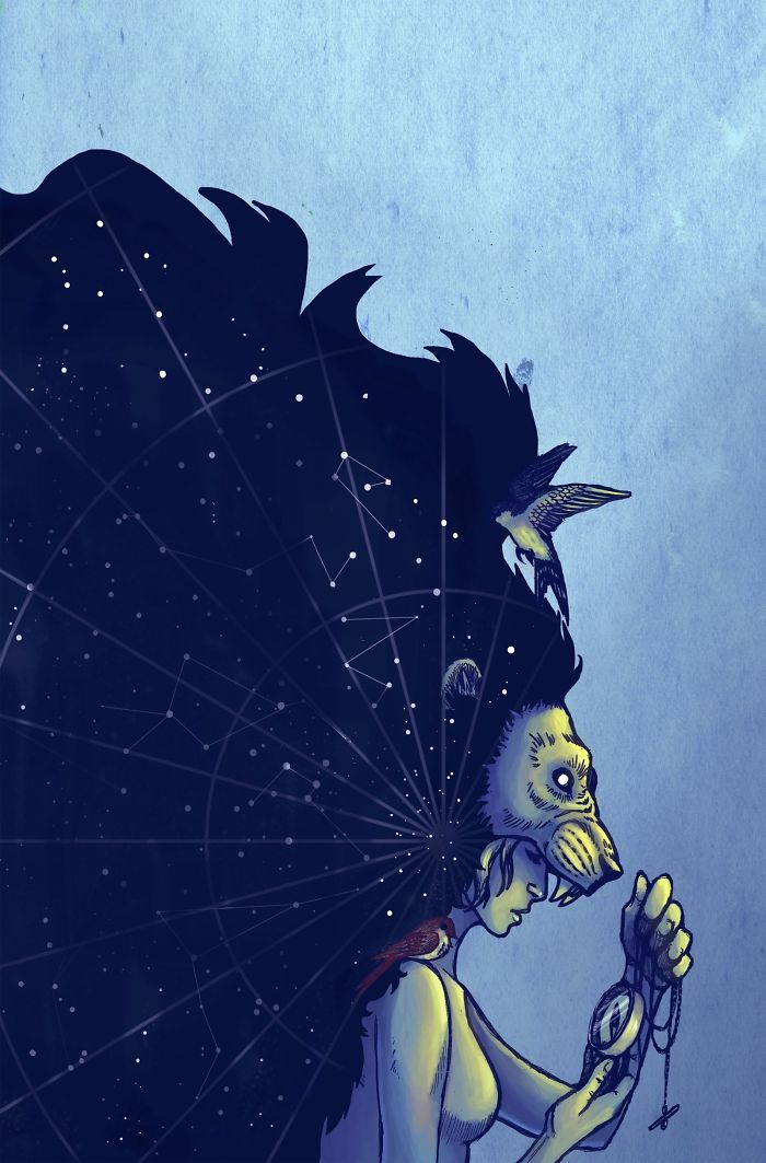 Burçları Efsanevi Birer Tanrıça Olarak Resmeden Sanatçı Emilee Petersmark