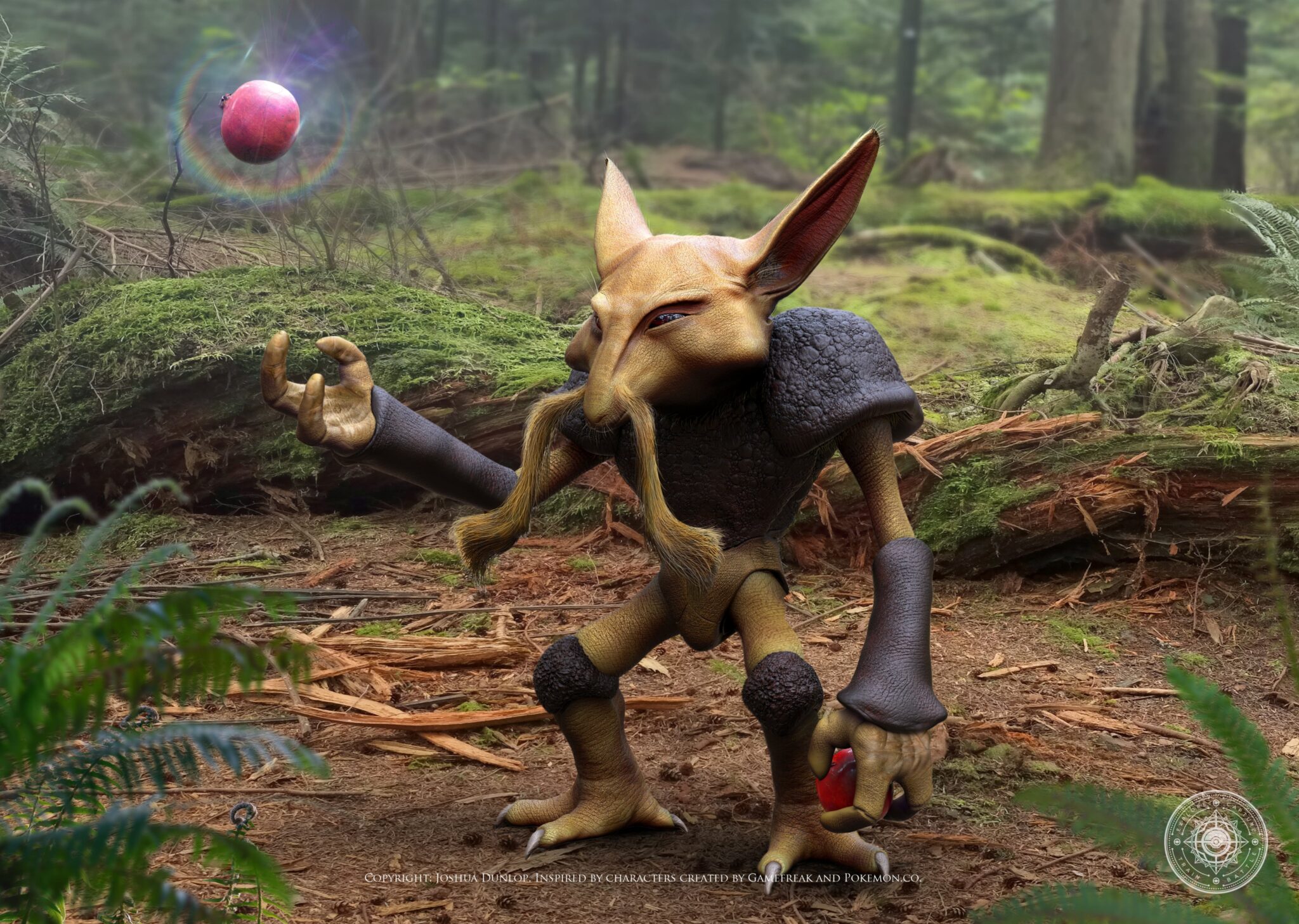 Joshua Dunlop Çizimleriyle Pokémonları Hayata Döndüren Sanatçı